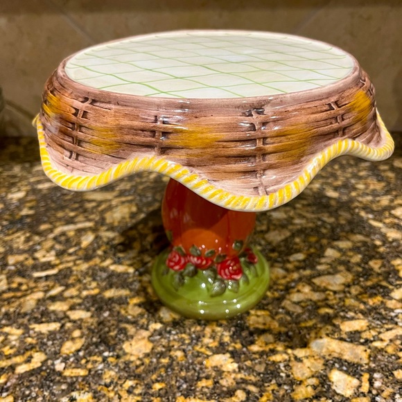 Silvestri | Dining | Rare Kelly Paulk Silvestri Demdaco Cake Stand ...